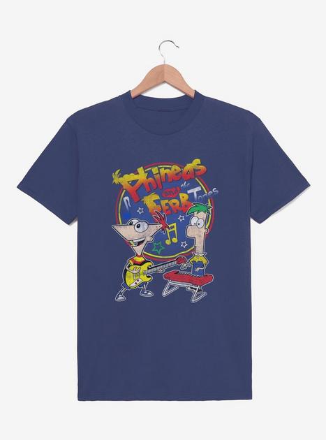 Disney Phineas and Ferb Tones T-Shirt - BLUE | BoxLunch