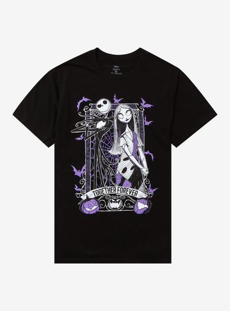 The Nightmare Before Christmas Jack & Sally Together Forever T-Shirt ...