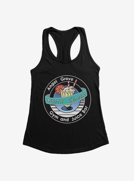 Mighty Morphin Power Rangers Angel Grove Juice Bar Womens Tank Top ...