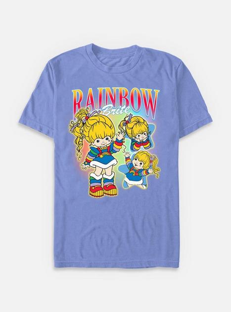 Rainbow Brite Portrait Garment Dye T-Shirt - BLUE | BoxLunch