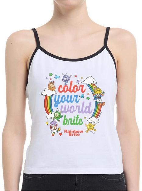 Rainbow Brite Color Your World Brite Womens Cami - WHITE | BoxLunch