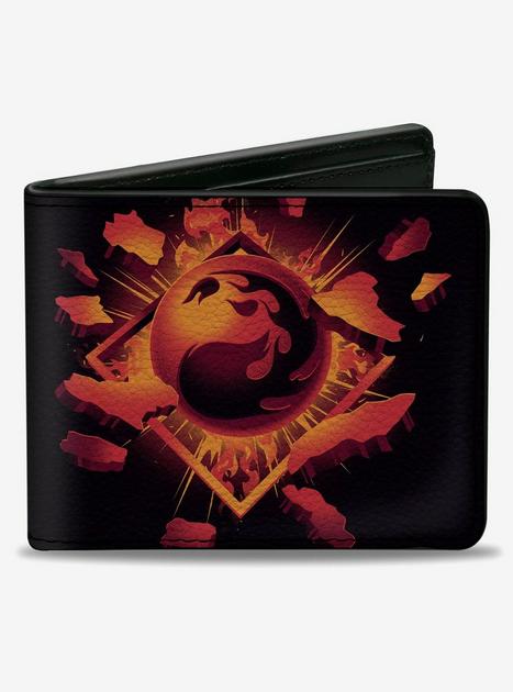Magic: The Gathering Red Mana Fireball Icon and Logo Bifold Wallet | Hot Topic