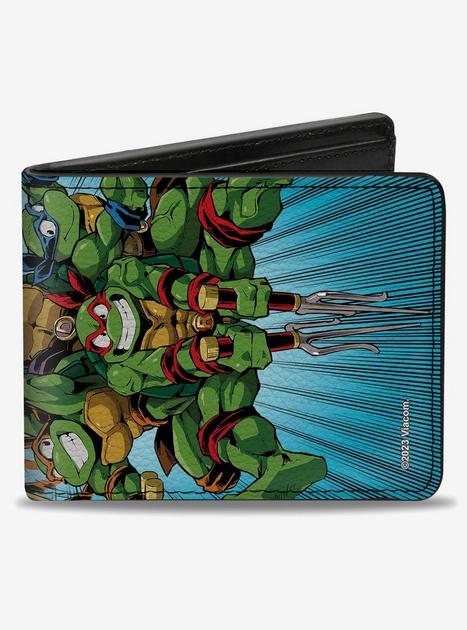 Teenage Mutant Ninja Turtles Turtle Power Group Pose Bifold Wallet ...