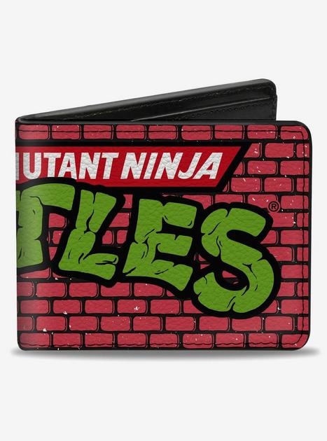 Teenage Mutant Ninja Turtles Brick Title Logo Bifold Wallet | BoxLunch