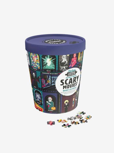 Scary Movie Collage Bucket Puzzle | Hot Topic