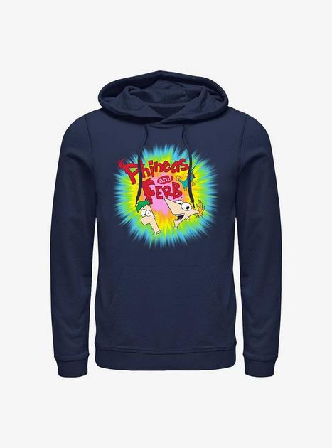 Phineas And Ferb Logo Hoodie - BLUE | Hot Topic
