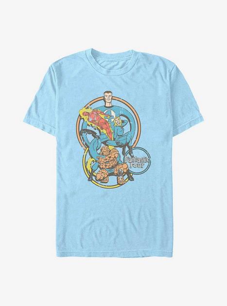Marvel Fantastic Four Super Hoops T-Shirt - BLUE | Hot Topic