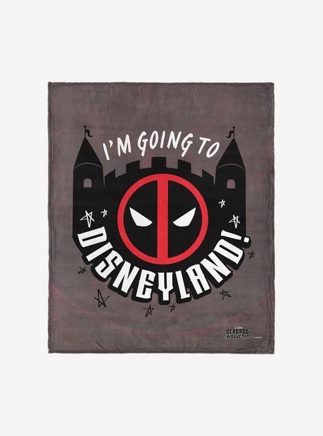 Marvel Deadpool 3 To Disneyland Silk Touch Throw Blanket | Hot Topic