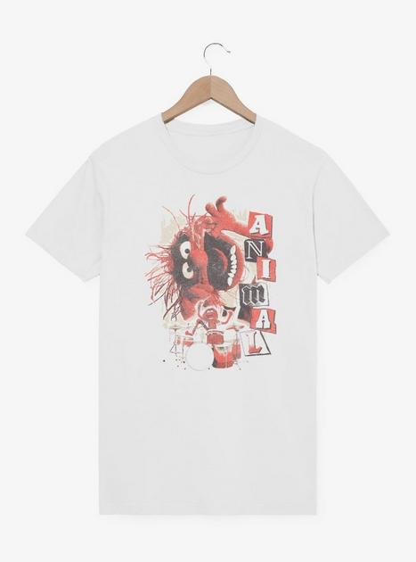 Disney The Muppets Animal Punk Poster T-Shirt - WHITE | BoxLunch