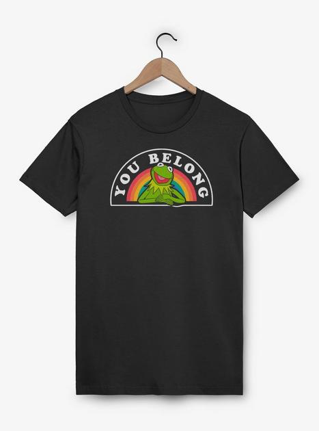 Disney The Muppets Kermit You Belong T-Shirt - BLACK | BoxLunch