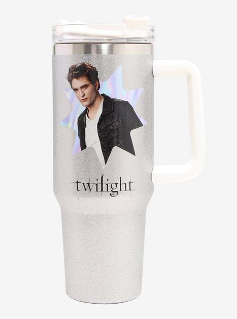 The Twilight Saga Edward Glitter Stainless Steel Travel Cup | Hot Topic