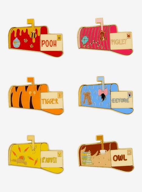 Loungefly Disney Winnie the Pooh Mailbox Blind Box Enamel Pin ...