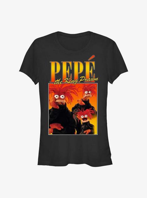 Disney The Muppets Pepe King Prawn Girls T-Shirt - BLACK | Hot Topic