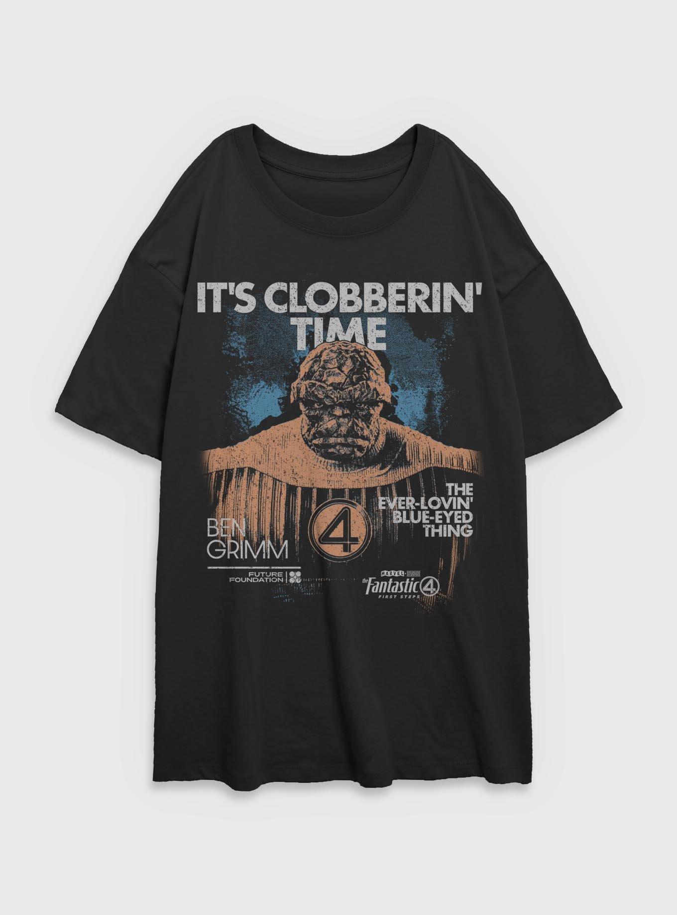Marvel The Fantastic Four: First Steps Grunge The Thing It's Clobberin ...