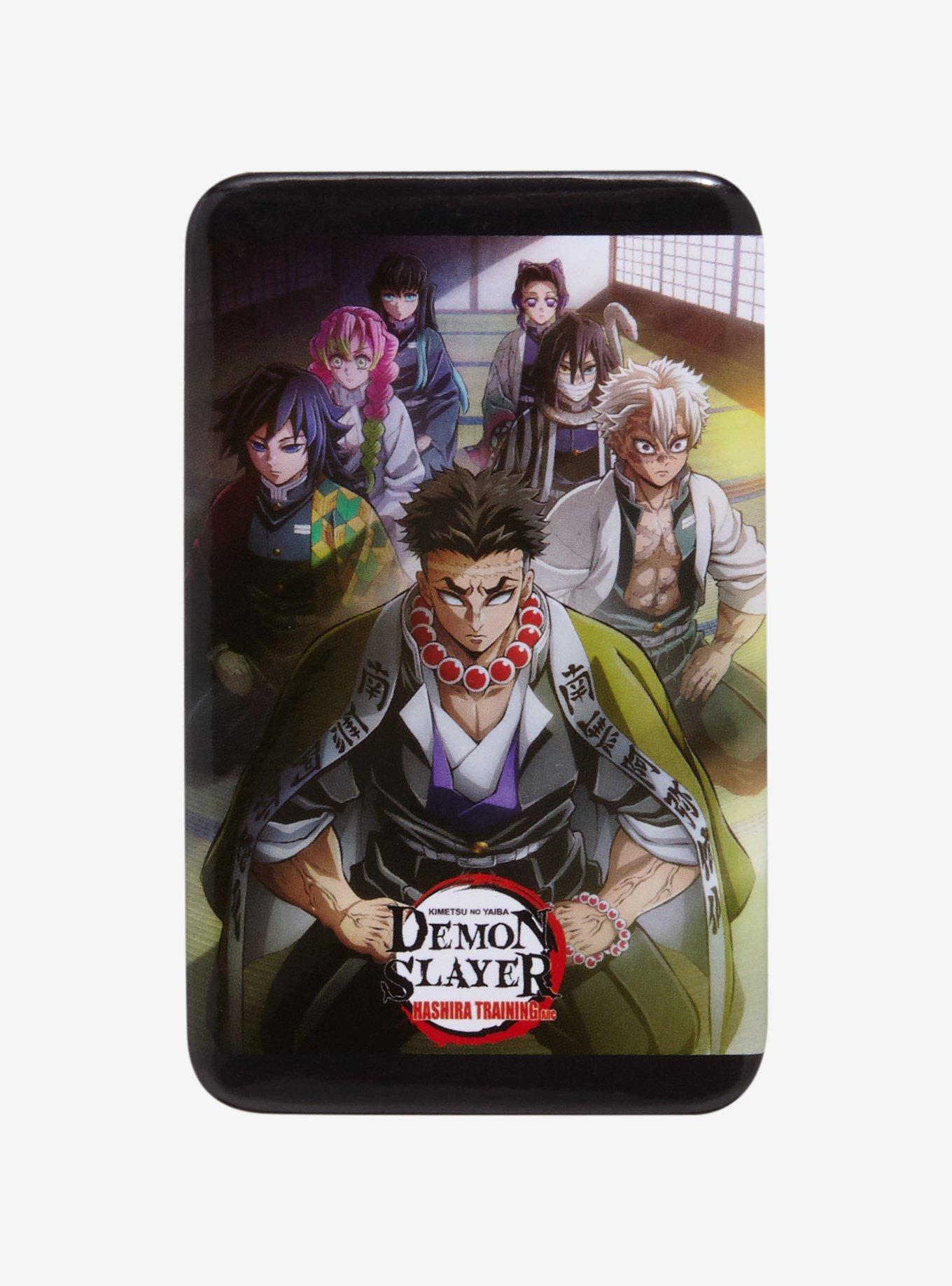 Demon Slayer: Kimetsu no Yaiba Hashira Group Portrait Rectangle Button ...