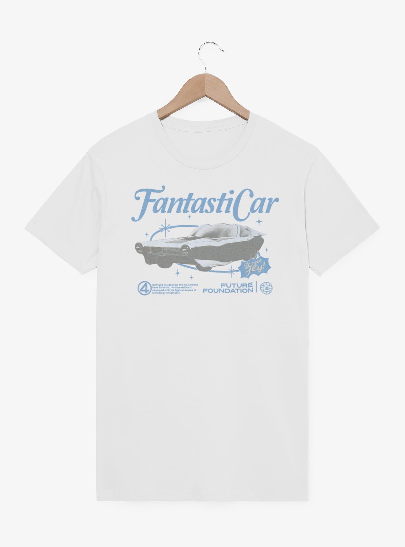 Marvel The Fantastic Four: First Steps Retro Fantasticar T-Shirt Her ...