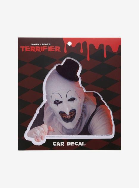 Terrifier Art The Clown Peeker Car Decal | Hot Topic