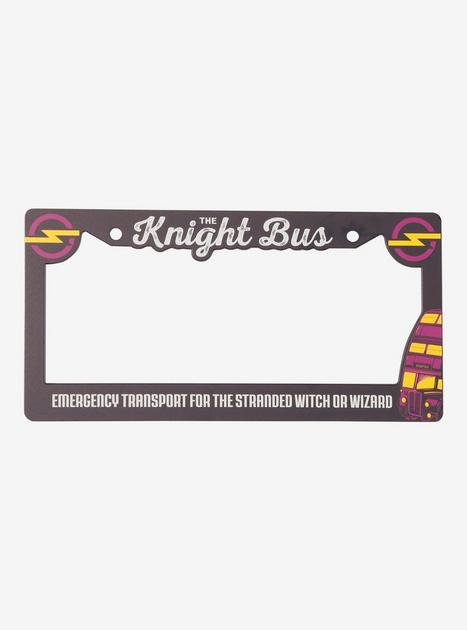 Harry Potter The Knight Bus License Plate Frame - BoxLunch Exclusive ...