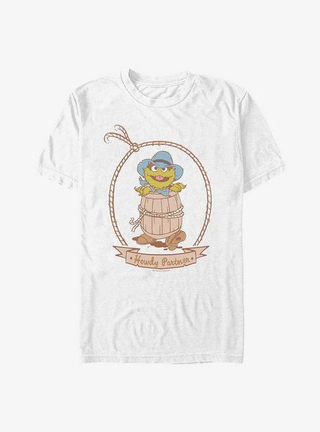 Sesame Street Howdy Partner Oscar The Grouch T-Shirt - WHITE | Hot Topic