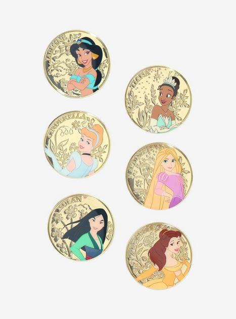 Loungefly Disney Princess Coins Blind Box Enamel Pin Hot Topic ...