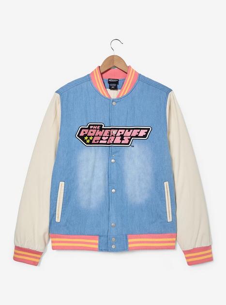 The Powerpuff Girls Denim Bomber Jacket — BoxLunch Exclusive | BoxLunch