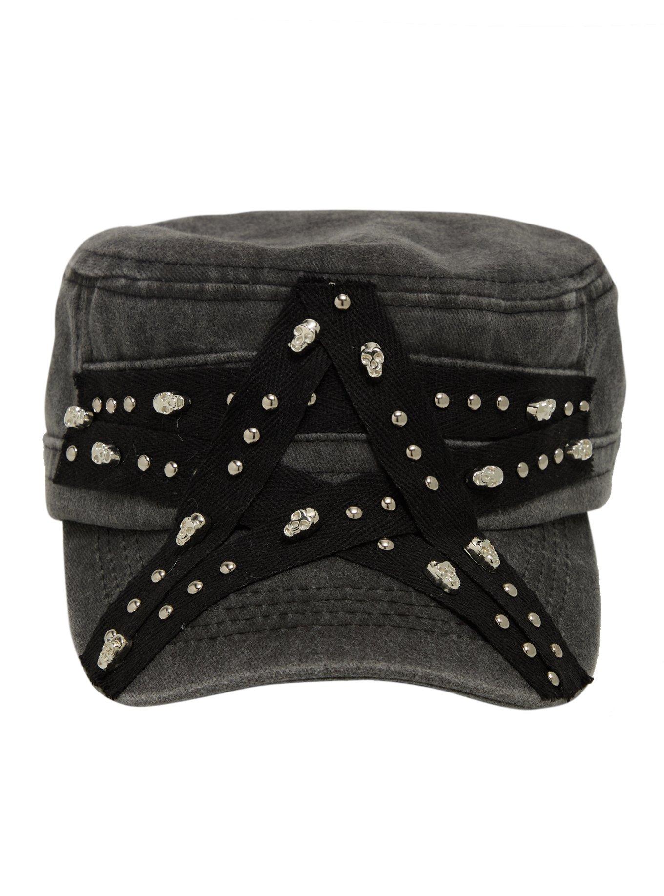 Star Skull Stud Cadet Hat | Hot Topic