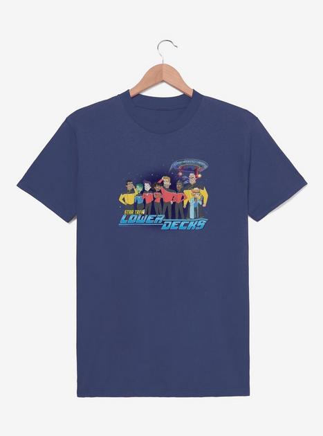 Star Trek Lower Deck Group Picture T-Shirt - BLUE | BoxLunch