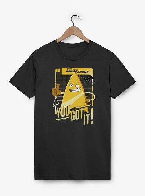 Star Trek Lower Deck You Got It T-Shirt - BLACK | BoxLunch