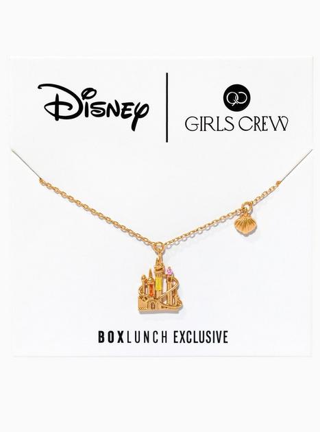 Girls Crew Disney The Little Mermaid Ariel's Castle Necklace - BoxLunch ...