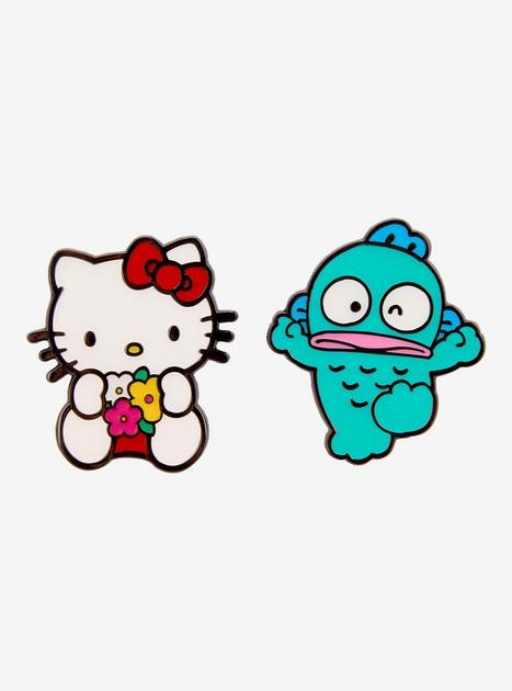 Loungefly Hello Kitty & Hangyodon Enamel Pin Set Hot Topic Exclusive ...