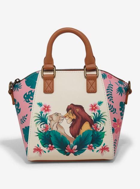 Loungefly Disney The Lion King Simba & Nala Tropical Mini Satchel Bag ...