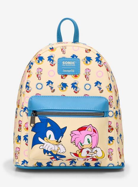 Loungefly Sonic The Hedgehog Amy Rose & Sonic Mini Backpack | Hot Topic
