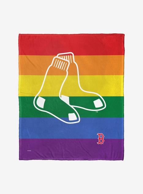 MLB Boston Red Sox Pride Series Silk Touch Throw Blanket | Hot Topic