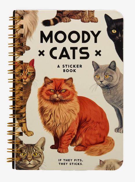 Moody Cats Sticker Book | Hot Topic