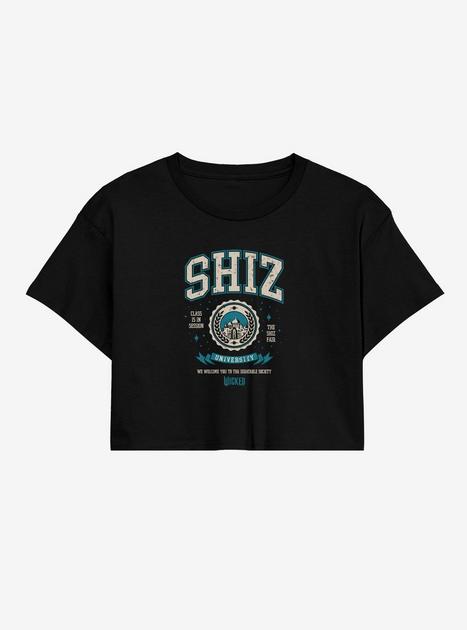 Wicked Shiz University Womens Crop T-Shirt | BoxLunch