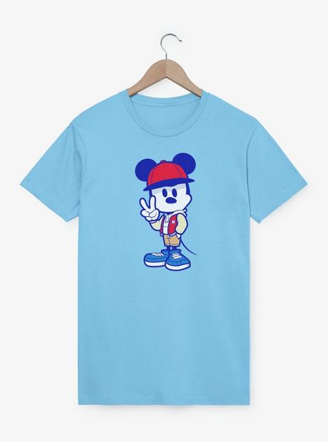 Disney Mickey Mouse Red Hat T-Shirt - BLUE | BoxLunch