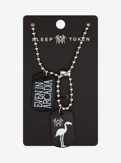 Sleep Token Even In Arcadia Dog Tag Necklace | Hot Topic