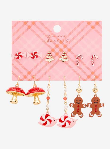 Sweet Society Holiday Treats Earring Set | Hot Topic