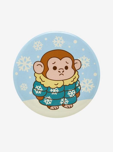Freezing Furreal Monkey 3 Inch Button | Hot Topic