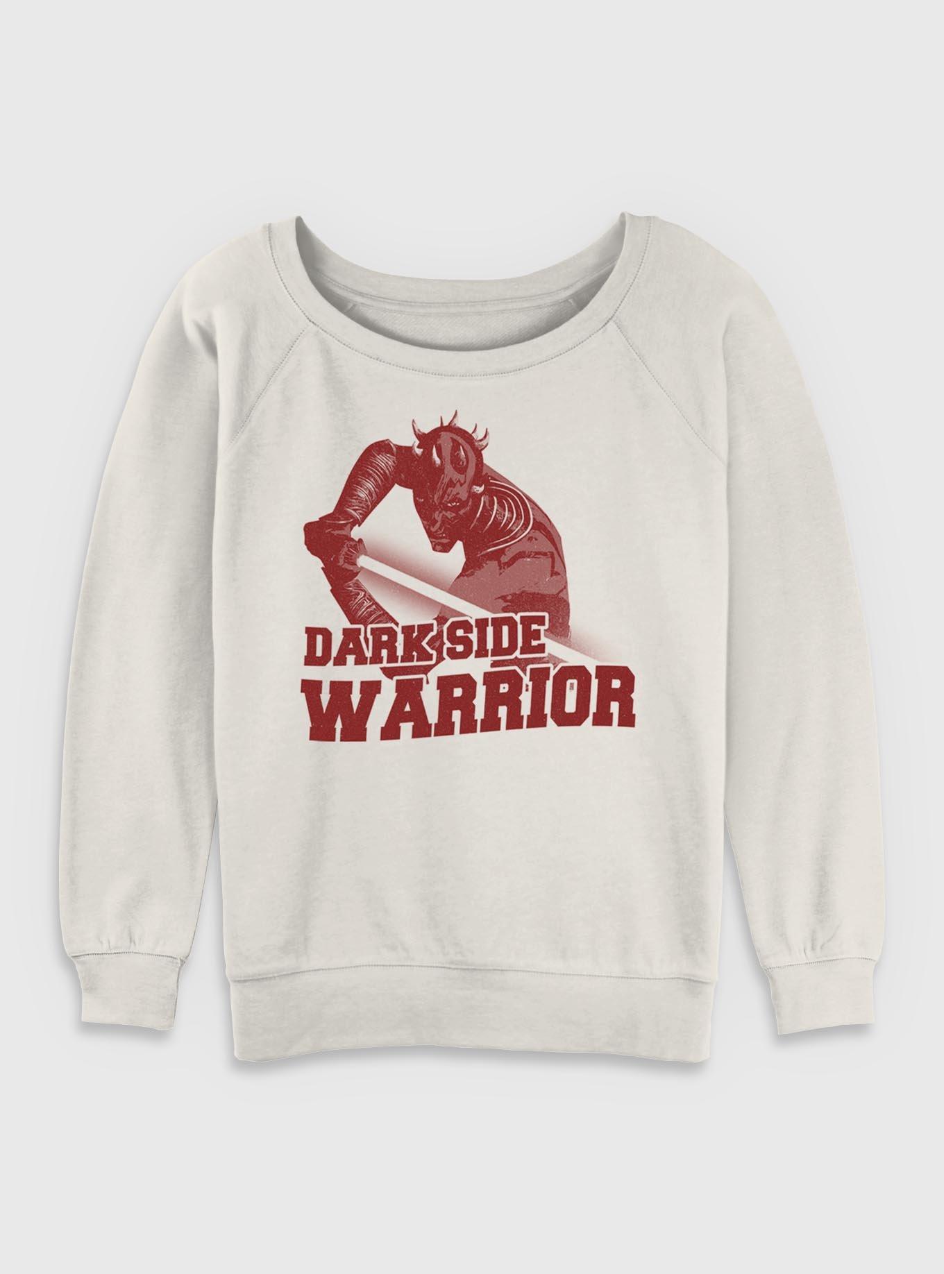 Star Wars: The Clone Wars Dark Side Warrior Womens Slouchy Sweatshirt ...