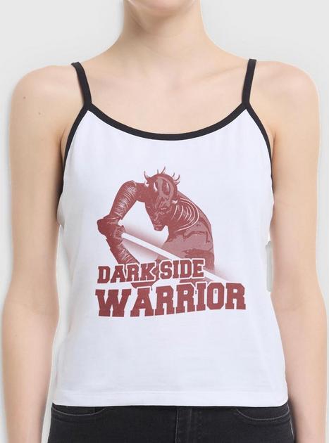 Star Wars: The Clone Wars Dark Side Warrior Womens Cami - WHITE | BoxLunch