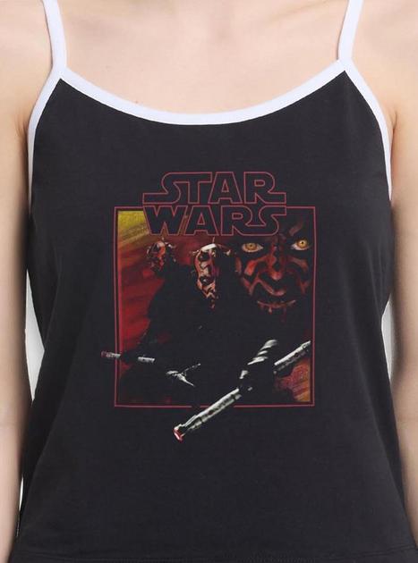 Star Wars Vintage Maul Womens Cami - BLACK | BoxLunch