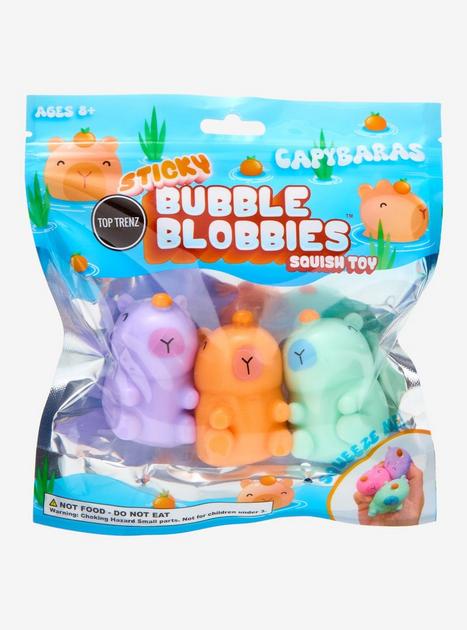 Sticky Bubble Blobbies Capybaras Assorted Blind Squishy Toy Set | Hot Topic