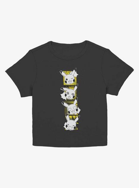 Pokemon Pikachu Emotions Girls Baby T-Shirt - BLACK | Hot Topic