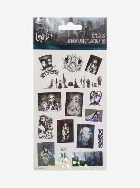 Corpse Bride Character Sticker Sheets | Hot Topic