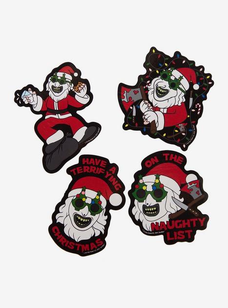 Terrifier 3 Santa Art Sticker Pack | Hot Topic