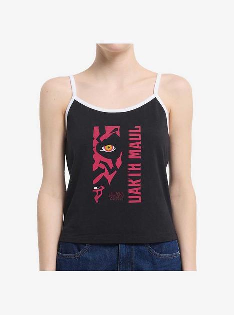 Star Wars Darth Maul Profile Girls Cami - BLACK | Hot Topic