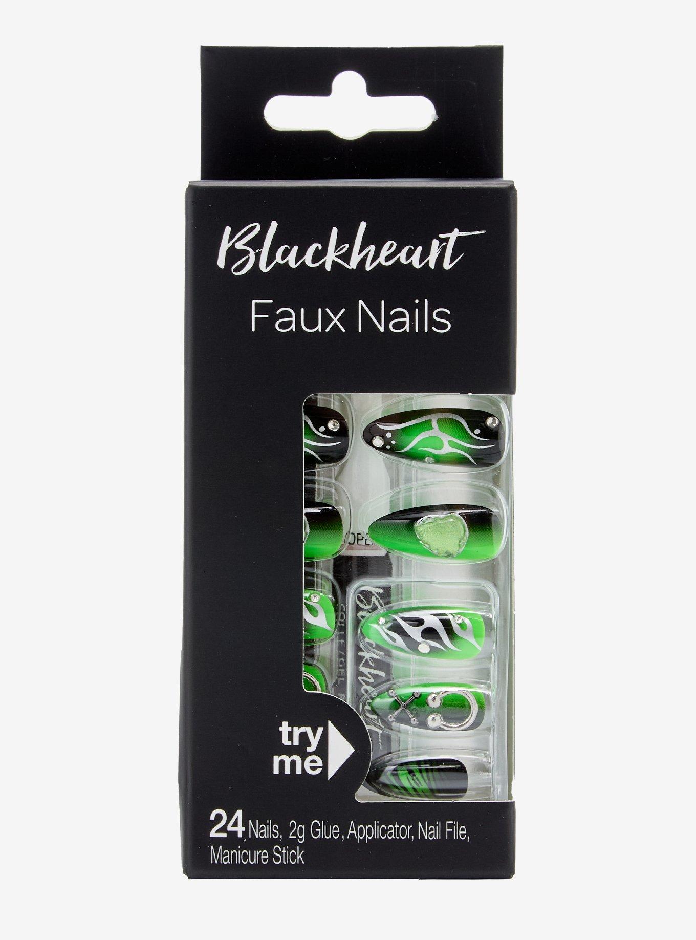 Blackheart Cyber Green Press-On Nail Set | Hot Topic