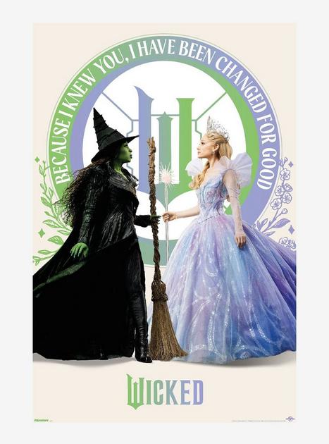 Wicked: For Good Lyric Poster | Hot Topic