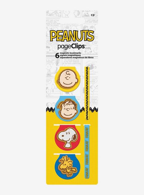 Peanuts Character Magnetic Bookmark Set | Hot Topic
